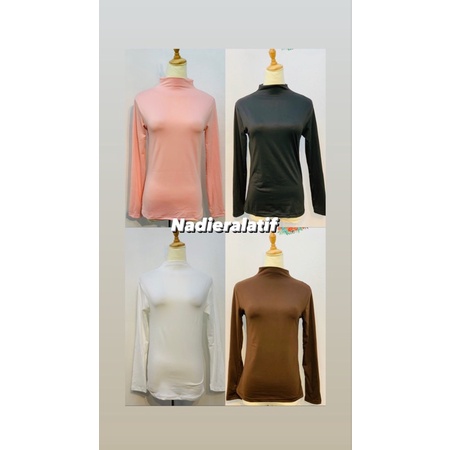 INNER , BAJU DALAM PEREMPUAN, BAJU MUSLIMAH, BAJU CANTIK, TURTLENECK ...