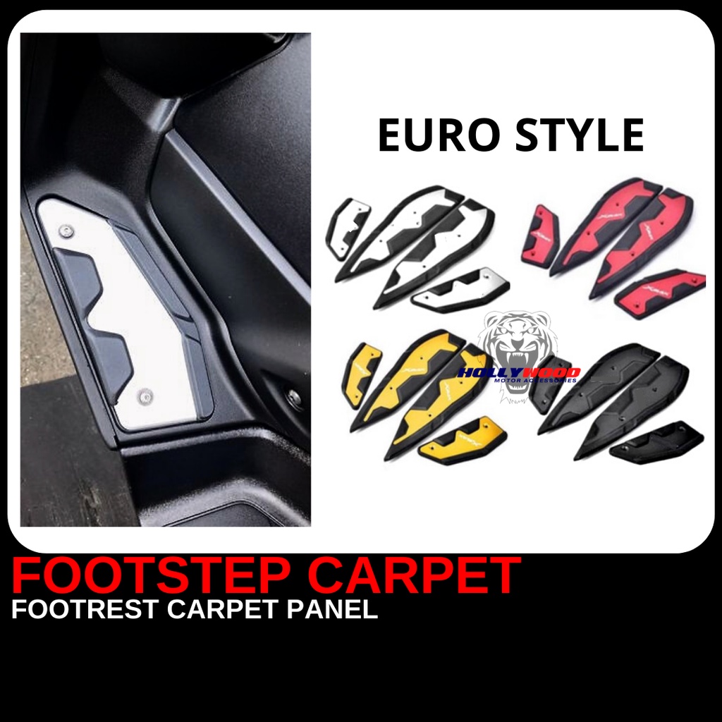 XMAX 250 V1/V2 CARPET FOOTREST EURO STYLE FOOTSTEP PANEL READY STOCK ...