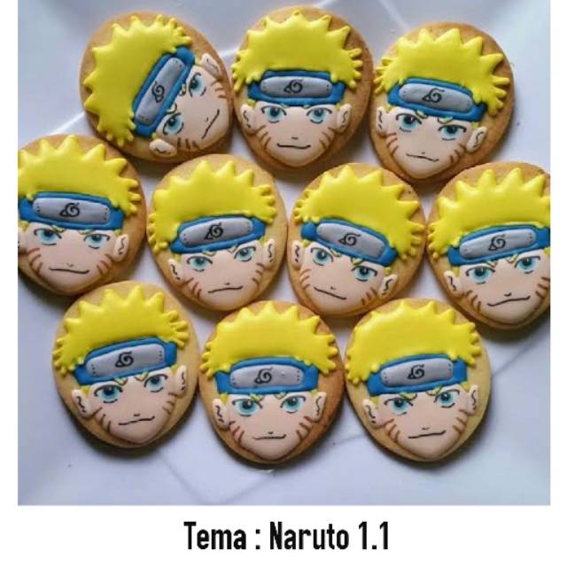 Ihanalicious Butter Cookies Naruto anime Theme (Character Decorative ...