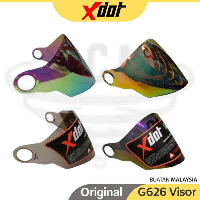 XDOT Big Hole G626 Helmet Visor Motorcycle Visor Motor X Dot 626 Tinted ...
