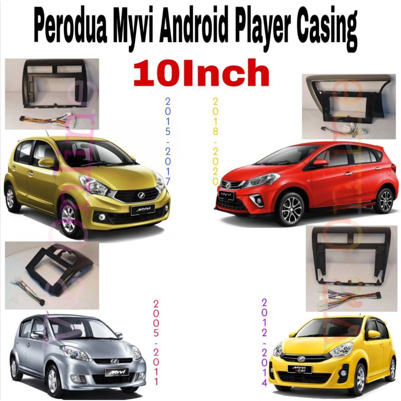 Perodua Myvi All Model Android Player Casing 10inch | Shopee Malaysia