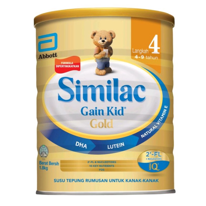 **Limited Offer** Similac Gain Kid Gold step 4 2'-FL ( 1.8kg ) with ...
