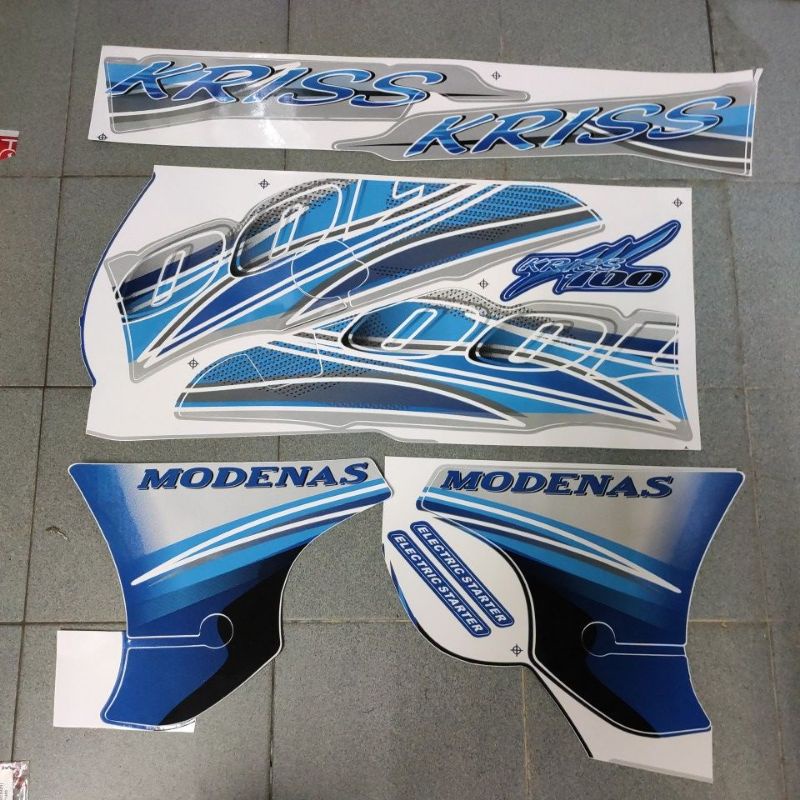 ( 13 ) KRISS 2 STICKER KRISS FL KRISS 100 110 STICKER STIKER STRIPE ...