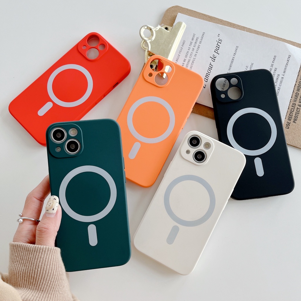 Casing Magnetic For iPhone 13 12 11 Pro Max Mini 7 8 Plus X Xr Xs Max ...