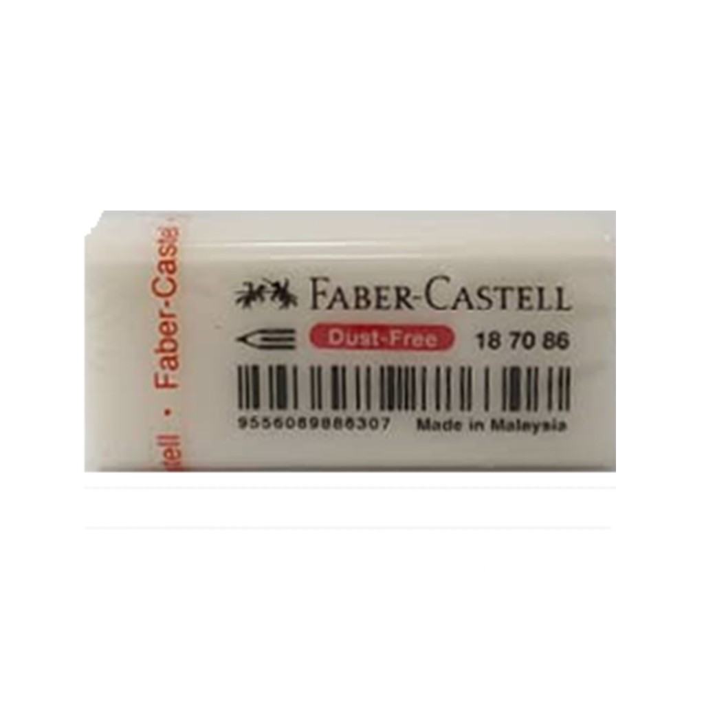 Faber-Castell 187086/7086 Radierer Dust-Free Eraser [1PCS] | Shopee ...