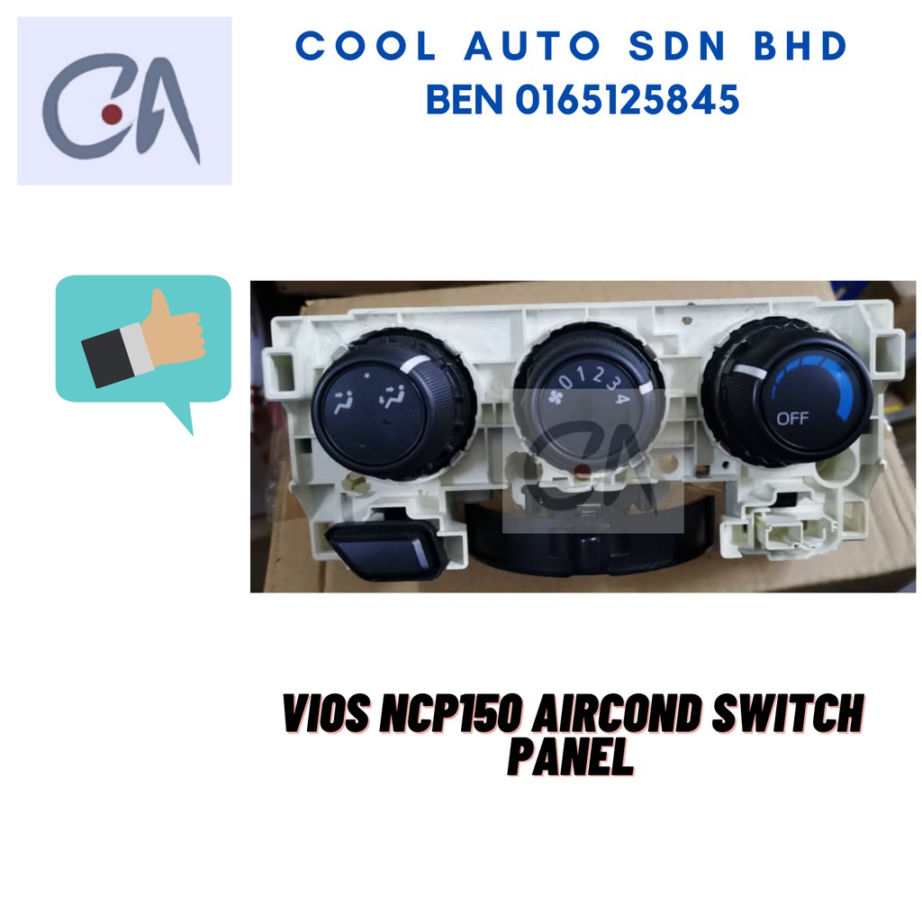 🔥READY STOCK 🔥VIOS NCP150 AIRCOND SWITCH PANEL | Shopee Malaysia