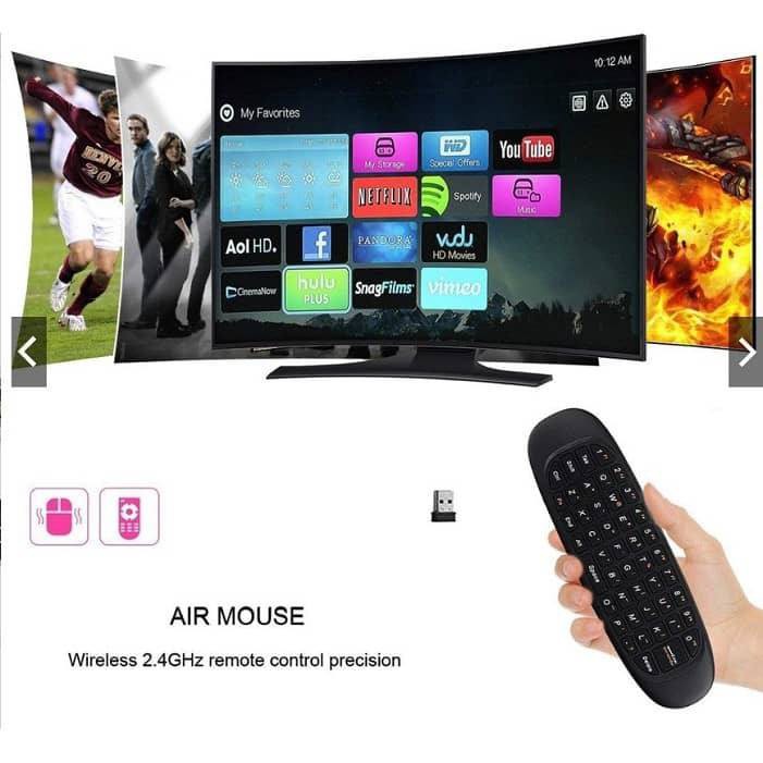 Air Mouse With Gyroscope / Rechargeable Wireless 2.4Ghz / QWERTY ...