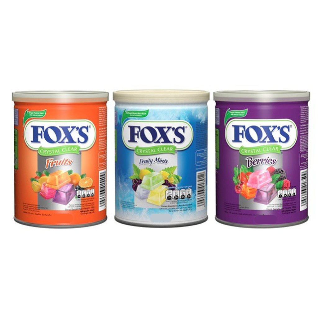 FOX'S Candy [180 g/ Tin] - Fruits / Fruit Mint / Berries | Shopee Malaysia