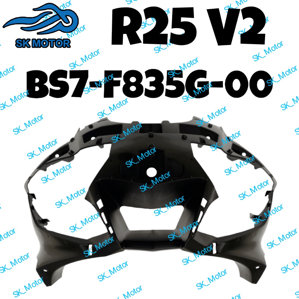 Yamaha YZF-R25 R25 NEW V2 Original Inner Cover Full Set / Kaver Hitam ...