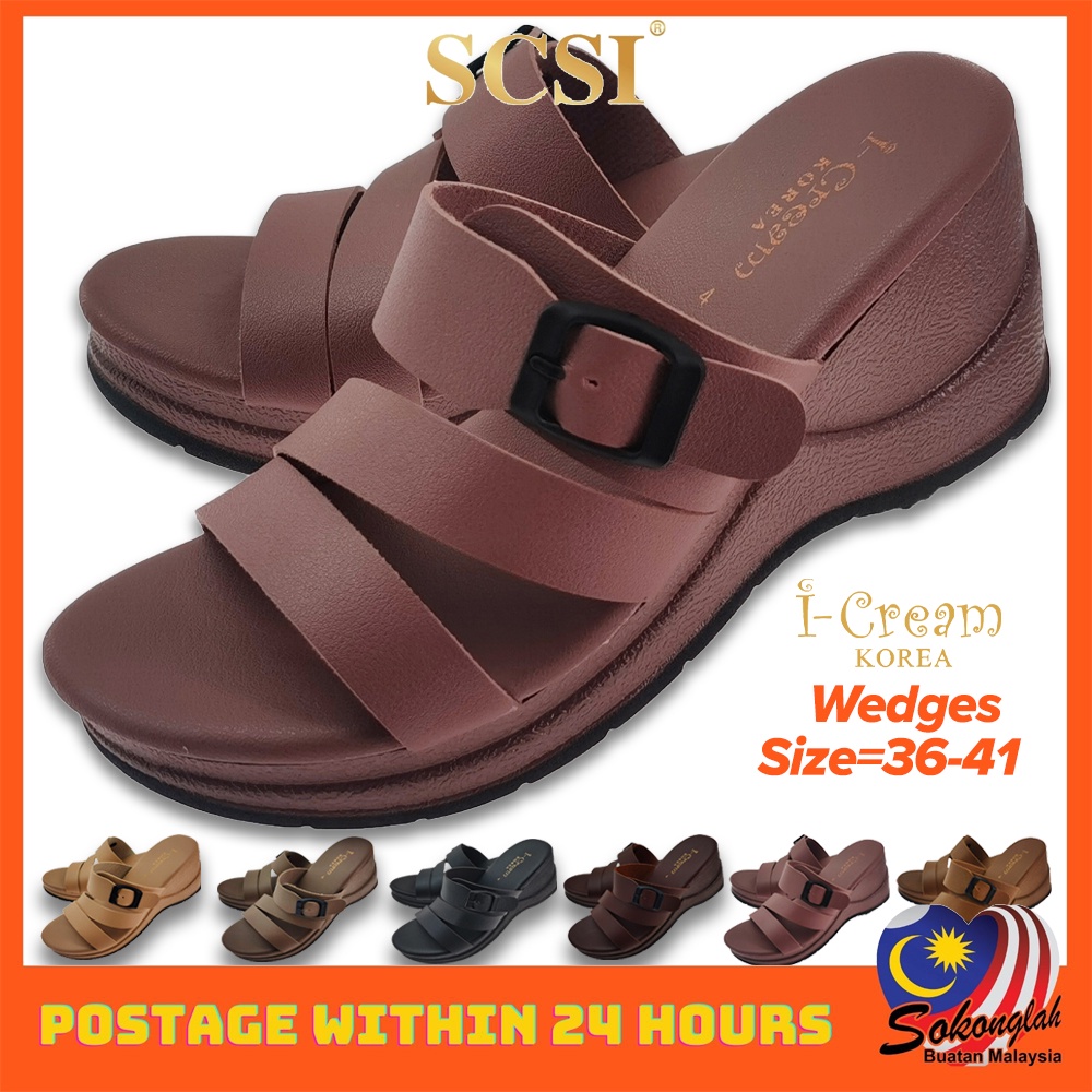 SCSI I-Cream Korea Wedges Sandal Women Platform Sandal / Wedges Women ...