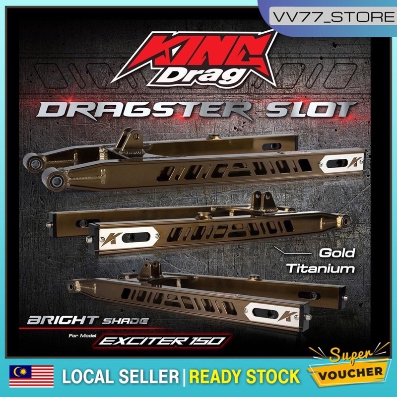 HONDA RS150 V1 V2 SWING ARM KINGDRAG KING DRAG (DRAGSTER SLOT) (+2 INCH ...