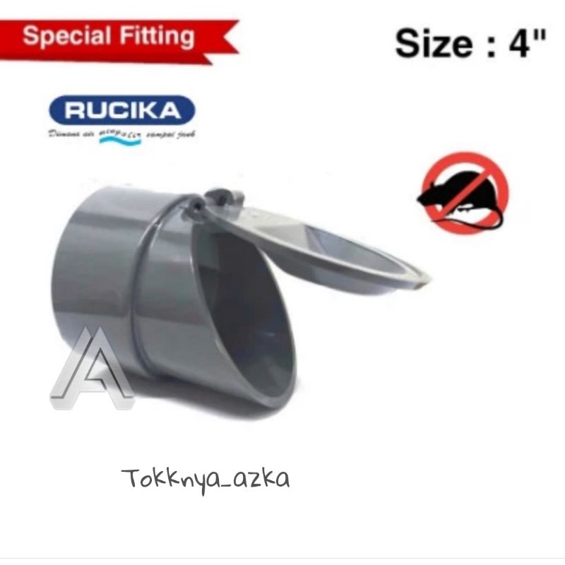 Back Flow Vakve 4 inch one way Flow system valve. Rucika | Shopee Malaysia