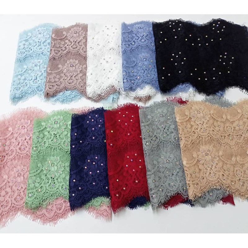 border lace eyelash (Rhineston / Batu Kilat) | Shopee Malaysia