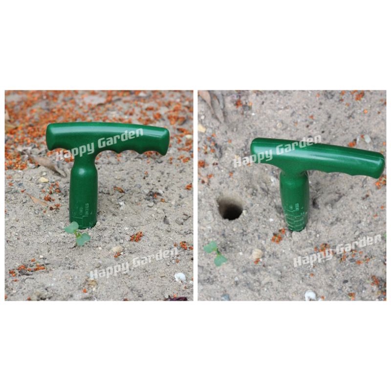 Handheld Soil Puncher Green Hole Dibber Digging Hole Tool Bonsai ...