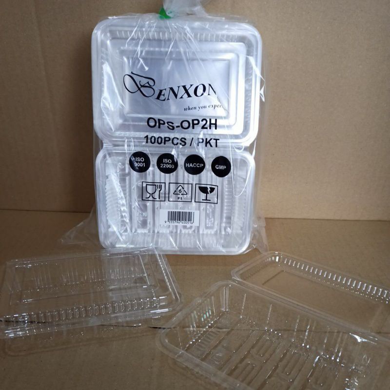 OPS 2H plastic container (100pcs+/-) | Shopee Malaysia