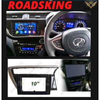 CAR AUDIO PLAYER CASING ANDROID 10.1 INCH PERODUA MYVI G3 GEN3 2018 ...