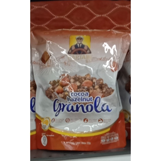 Captain Cats Granola Cocoa Hazelnut 220g | Shopee Malaysia