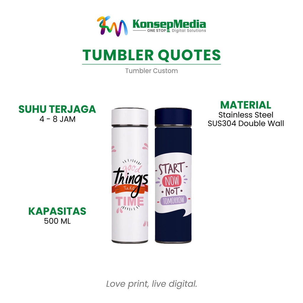 Led/non-led Sakura Quotes Tumbler | Shopee Malaysia