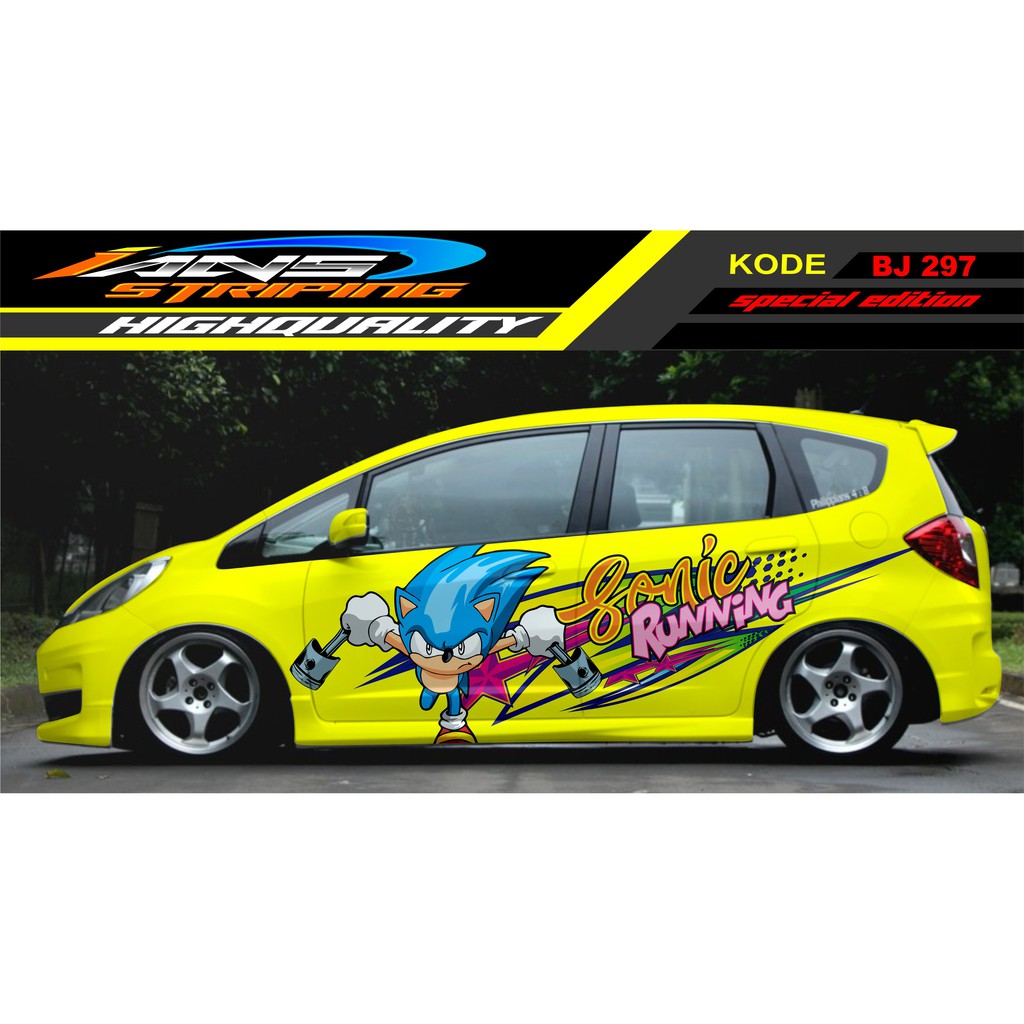Honda JAZZ CAR STICKER / HONDA JAZZ STICKER DECAL, BRRIO, AGYA, AYLA ...