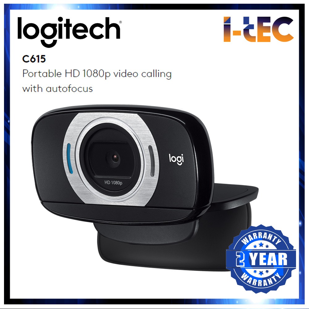 Logitech C615 Portable HD 1080p video calling with autofocus Webcam ...