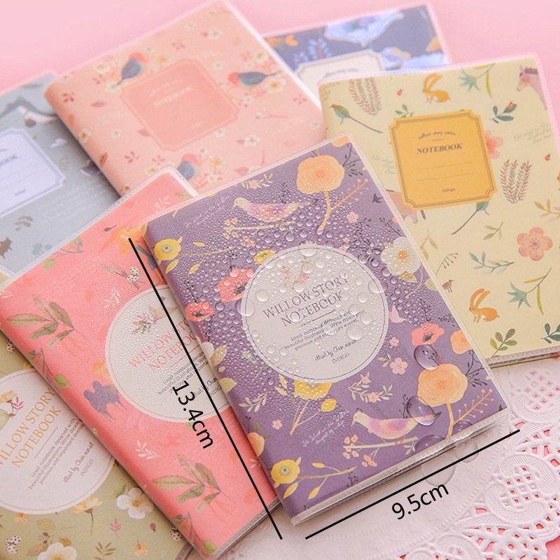 Cute retro korea mini diary Stylish and simple cartoon office notepad ...