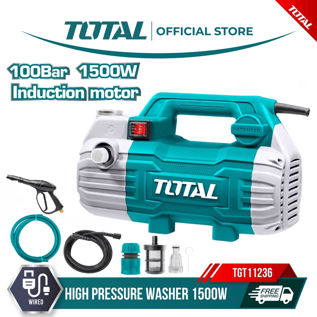 Total High Pressure Washer (1500W) TGT11236 | Shopee Malaysia
