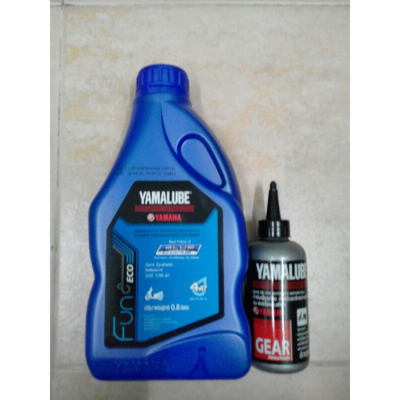 ORIGINAL THAI SCOOTER YAMALUBE BLUE CORE 4T 10W-40 SEMI SYNTHETIC ...