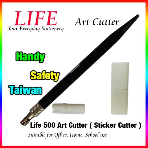 Art Cutter - Sticker Cutter - Pen Knife - set - Free Blade | Shopee ...