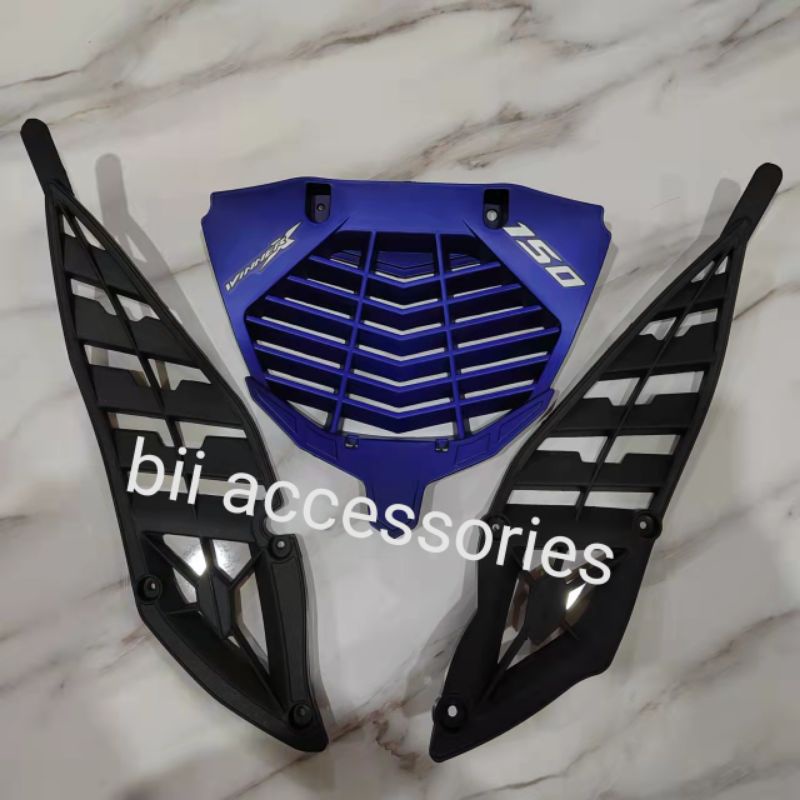 RSX150🔥 Set Package 2 in 1🔥Side Engine Cover Black +Engine Cover Blue🔥 ...