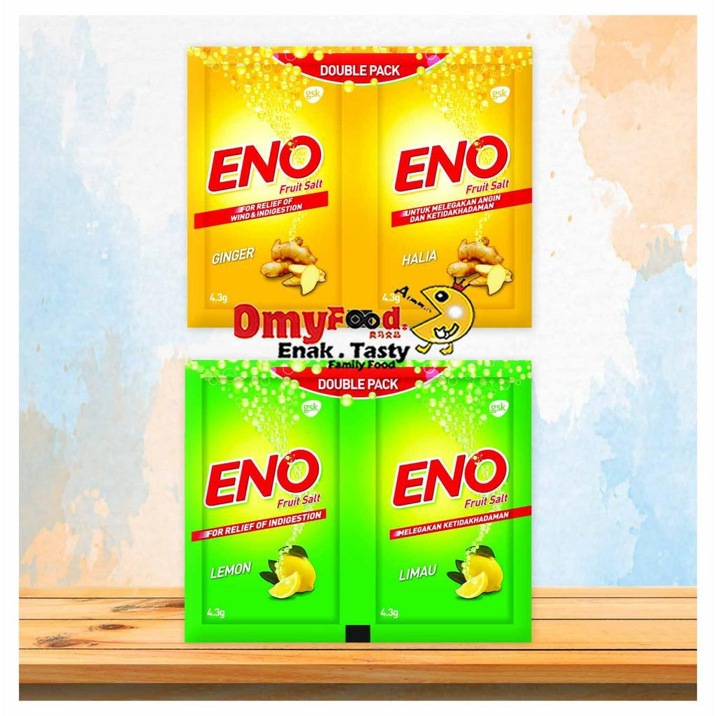 4.3g x 2 Eno Fruit Salt Sechet [Ginger / Lemon][OmyFood] | Shopee Malaysia