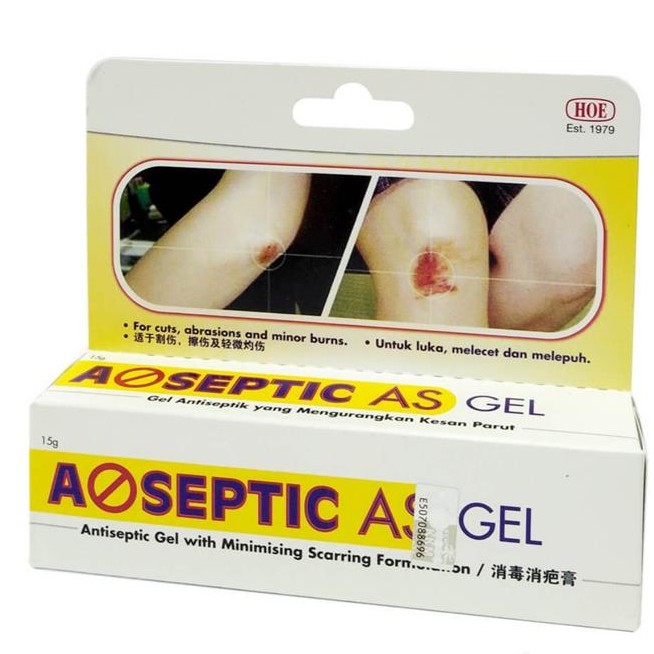 A-Septic Gel 15g (Antiseptic Gel for Cuts/ Burns) | Shopee Malaysia