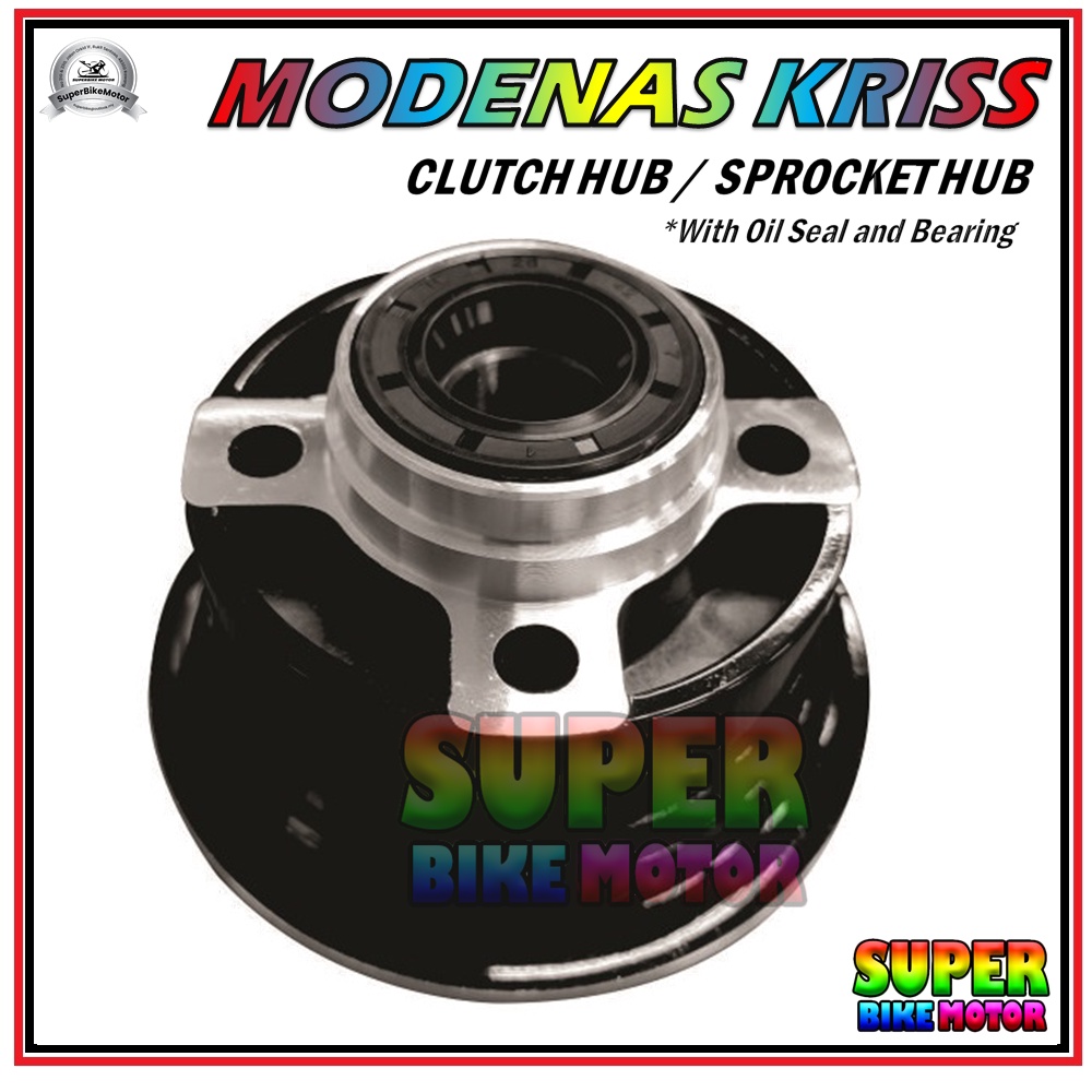 MODENAS KRISS - Sprocket Hub / Clutch Hub with Oil Seal and Bearing ...