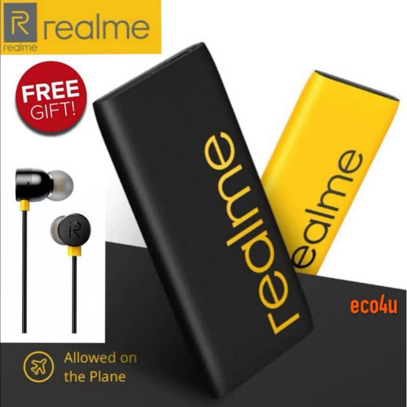 Realme Power Bank 2 Slim 3.0A Fast Charging Type C Slim 10000mAh High ...