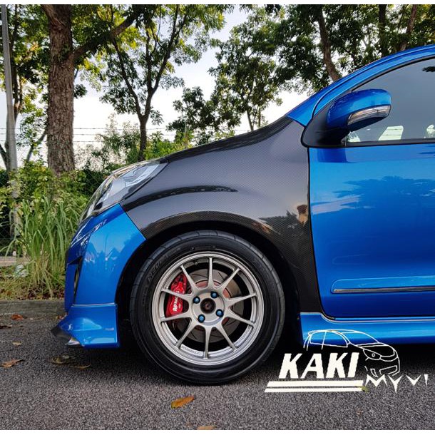 Myvi Carbon Fender MYVi(11-17)(Lagi Best/Icon)(KAKIMYVI) | Shopee Malaysia