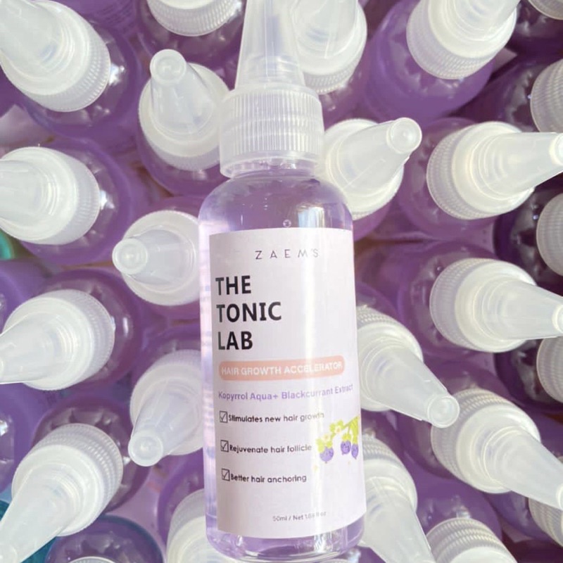 The Tonic Lab by Zaem Hair Tonic for Dandruff & Hair Growth | Shopee ...