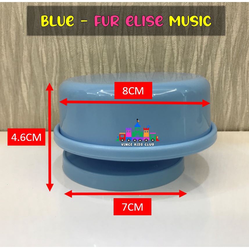 Ready Stock!! Rotating music box base DIY Air Clay Gift Item | Shopee ...