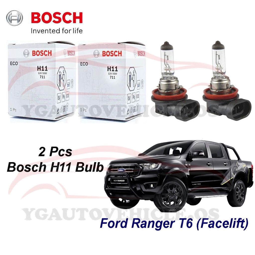 Ford Ranger T6 Fog Light Bulb Size | Shelly Lighting