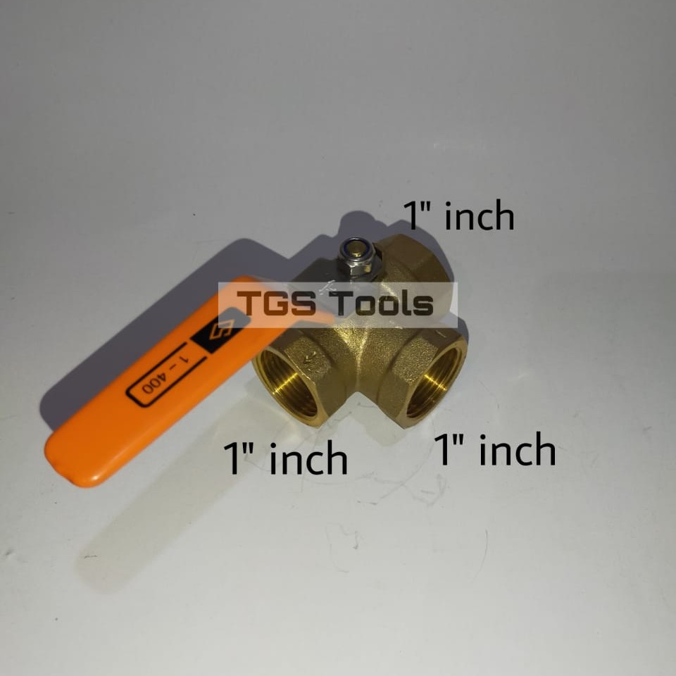 Brass 3 WAY 1" BALL VALVE/Triway Sailing Branch Faucet - Onda | Shopee ...