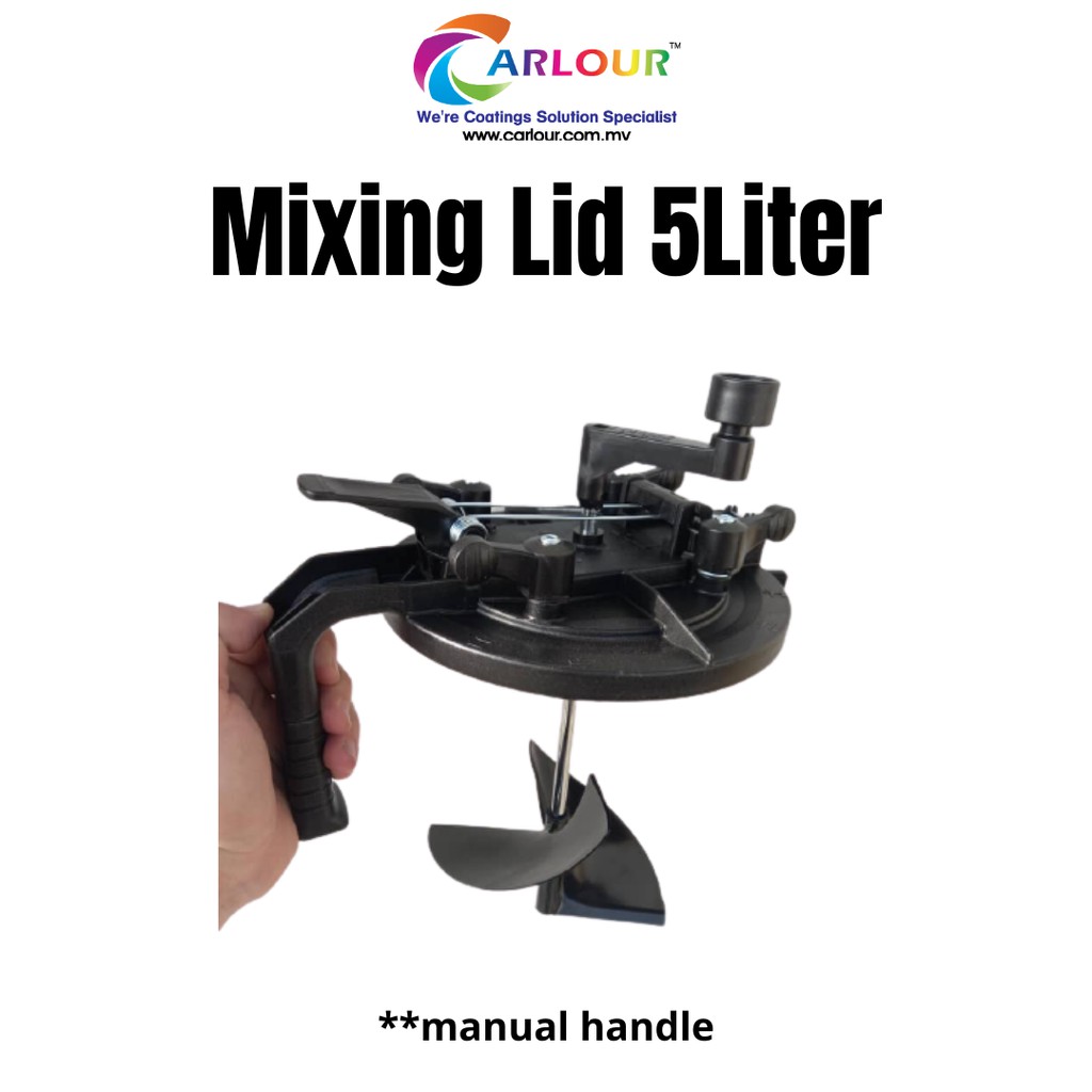 2K Tinter Paint Mixer Machine & Manual Mixing Lip Stirrer Cover, 1, 4 ...