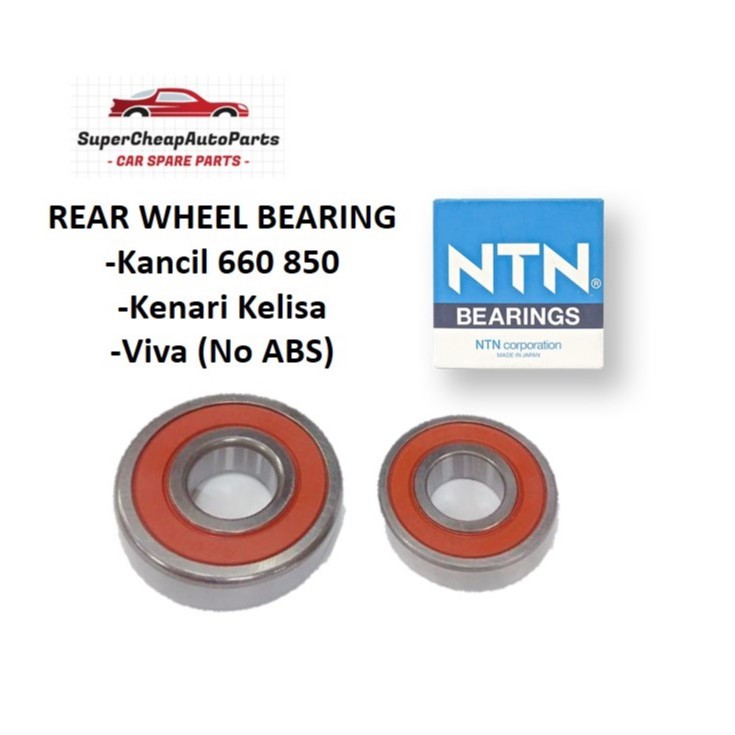 JAPAN NTN PERODUA KANCIL 660 850 KENARI KELISA VIVA NO ABS REAR WHEEL ...