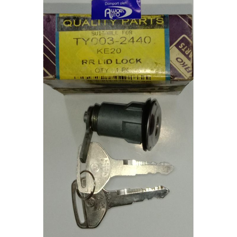 TOYOTA COROLLA KE20 KE30 KE70 REAR BONNET KEY (TY003-2440) | Shopee ...