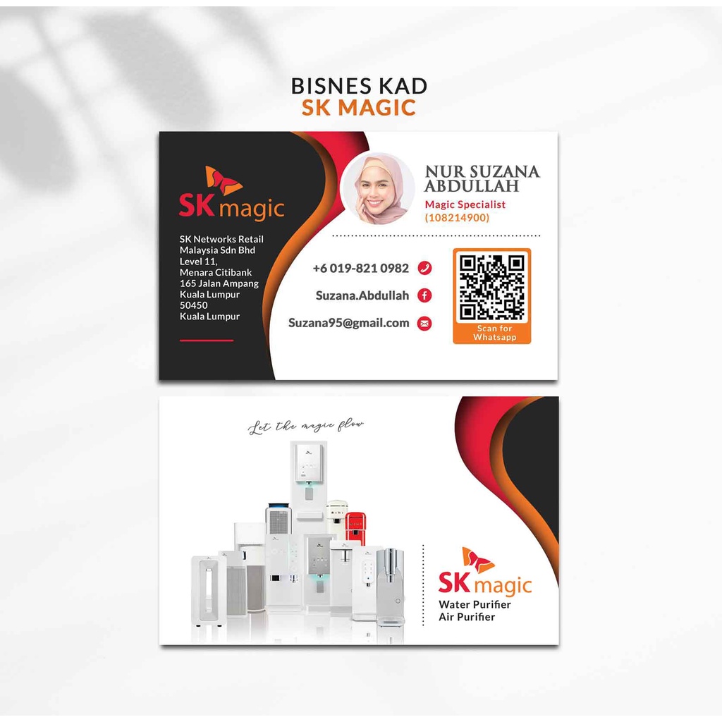 Bisnes Kad SK Magic | Business Card SK Magic | Kad Nama SK Magic | Nama ...