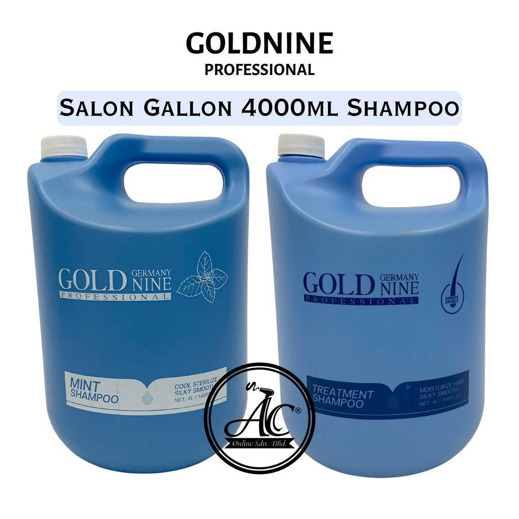Goldnine Mint Shampoo / Treatment Shampoo 4000ml Gold Nine Gallon Galon ...