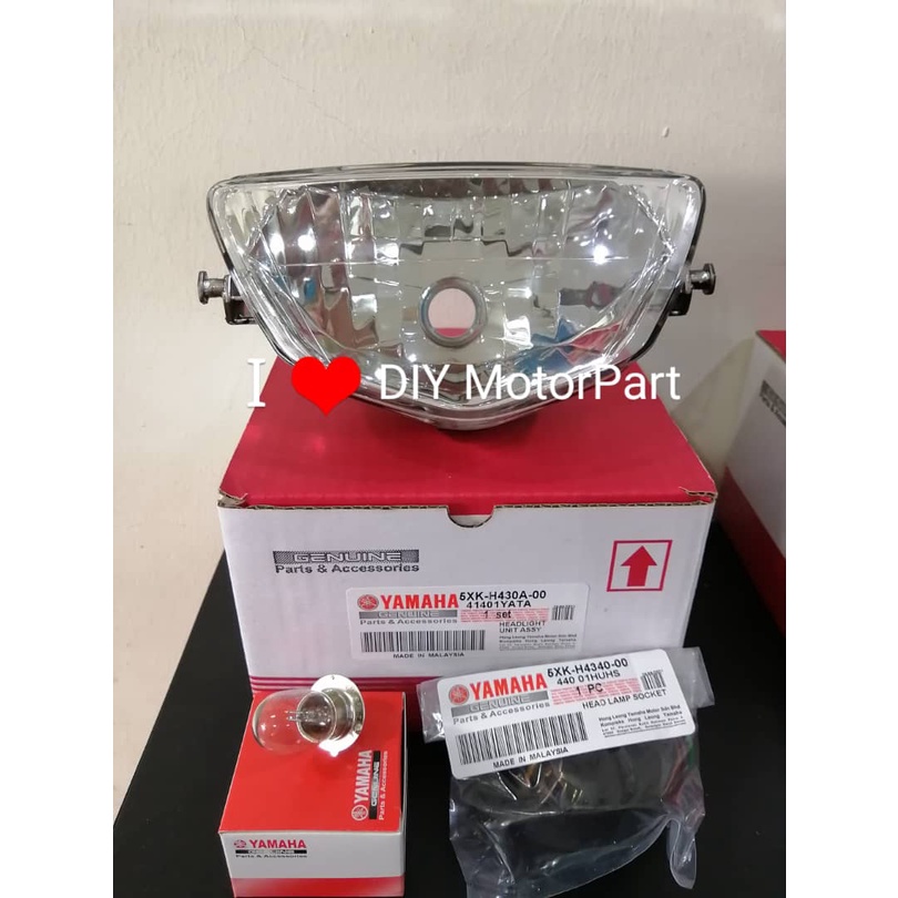 YAMAHA Y125Z Y125 125Z Y125ZR 125ZR HEAD LAMP HEADLAMP LAMPU DEPAN HEAD LAMP SOCKET LUMPU SOCKET ...