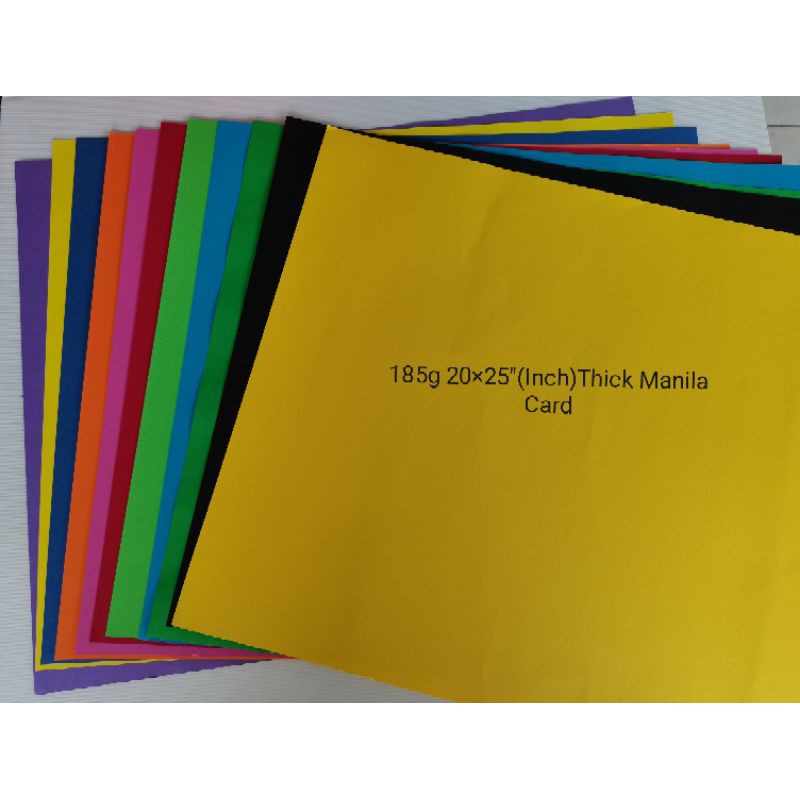 20×25" 185g 10's Prima Manila Card-1Roll/10pc | Shopee Malaysia