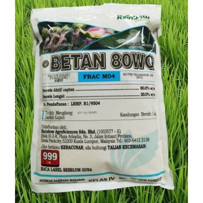 1KG | Betan 80WG | Racun Kulat/Fungicide/杀菌剂 | 1KG | Shopee Malaysia