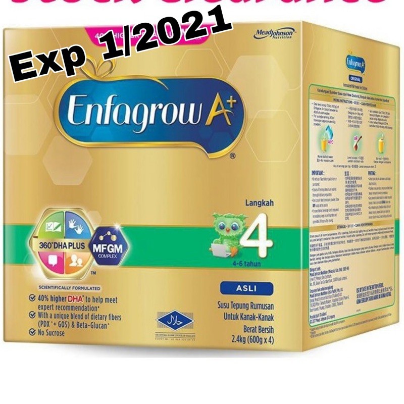 Enfagrow A+ Step 4 asli (2.4kg) | Shopee Malaysia