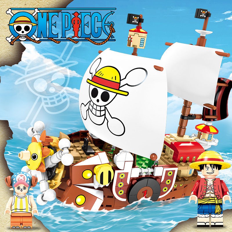 432 piece set One Piece series building blocks Decorative Anime Luffy ...