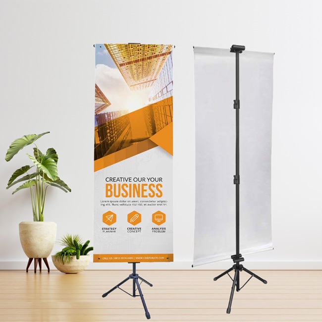 Tripod Bunting / X-stand Display with Printing (High Resolution ...