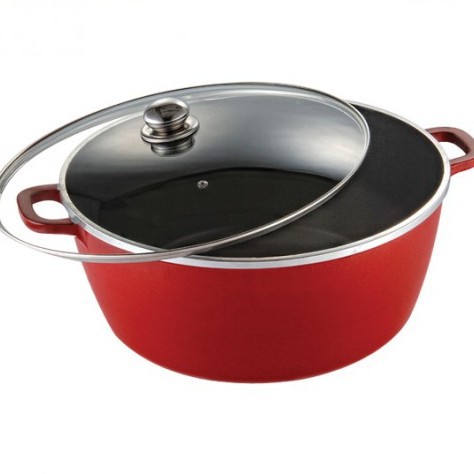 Periuk Rendang 36cm berpenutup kaca (Red) | Shopee Malaysia